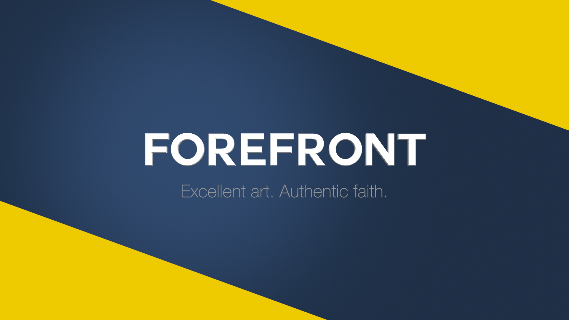 Forefront Intro Video Image - Forefront